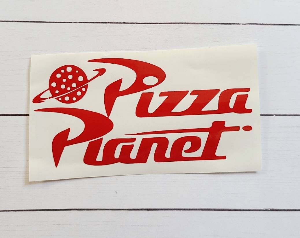 Pizza Planet Sticker Disneyland Disney World Vinyl Sticker Toy Story ...