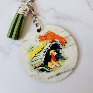 Fox and the Hound Inspired Keychain / Disney Inspired Keychain - Etsy