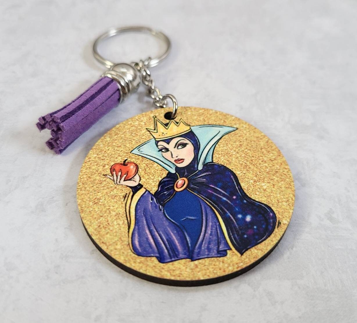 Disney Villain Inspired Keychain / the Evil Queen Keychain / - Etsy