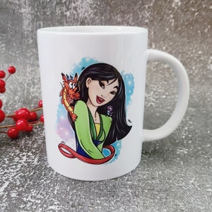 Disney Inspired Coffee Mug / Mulan Inspired Mug / Princess Mug ...