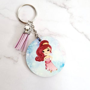 Hercules Keychain / Disney Inspired Keychain / Meg Keychain / Hero ...