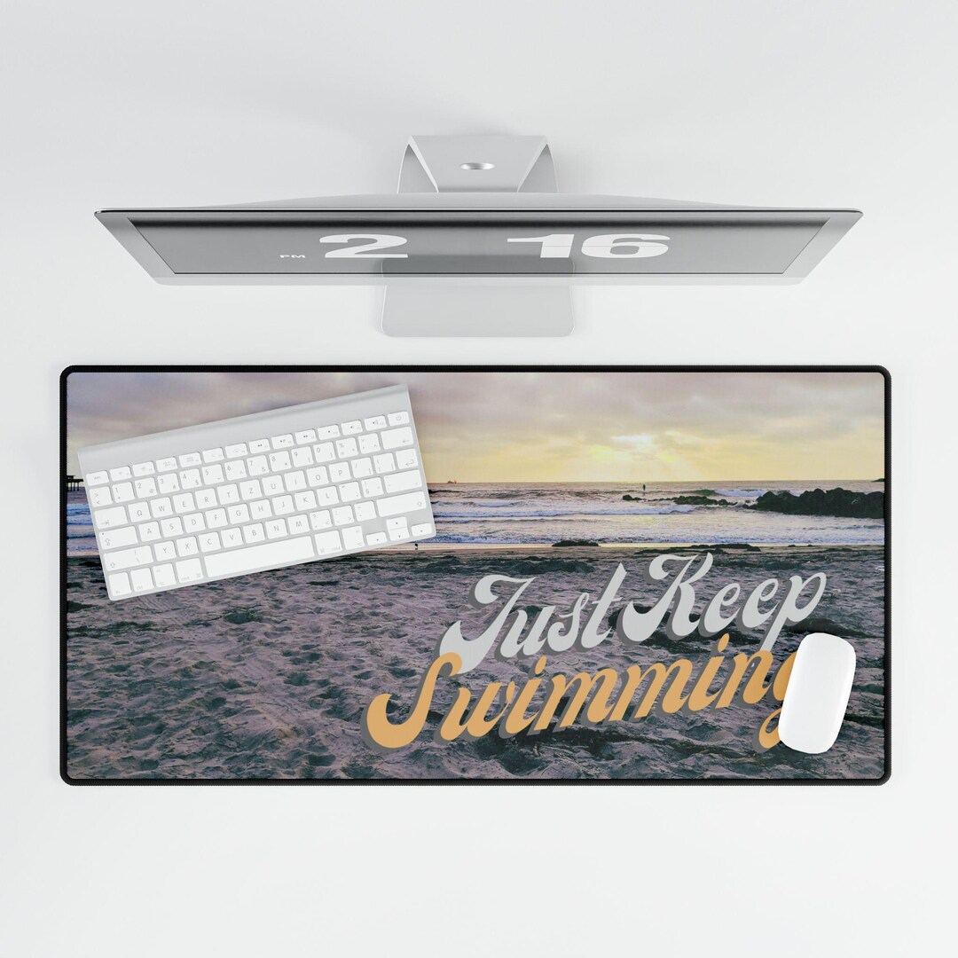 Beachy Desk Mat, Just Keep Swimming, Disney Fans, Office Desk Decor ...