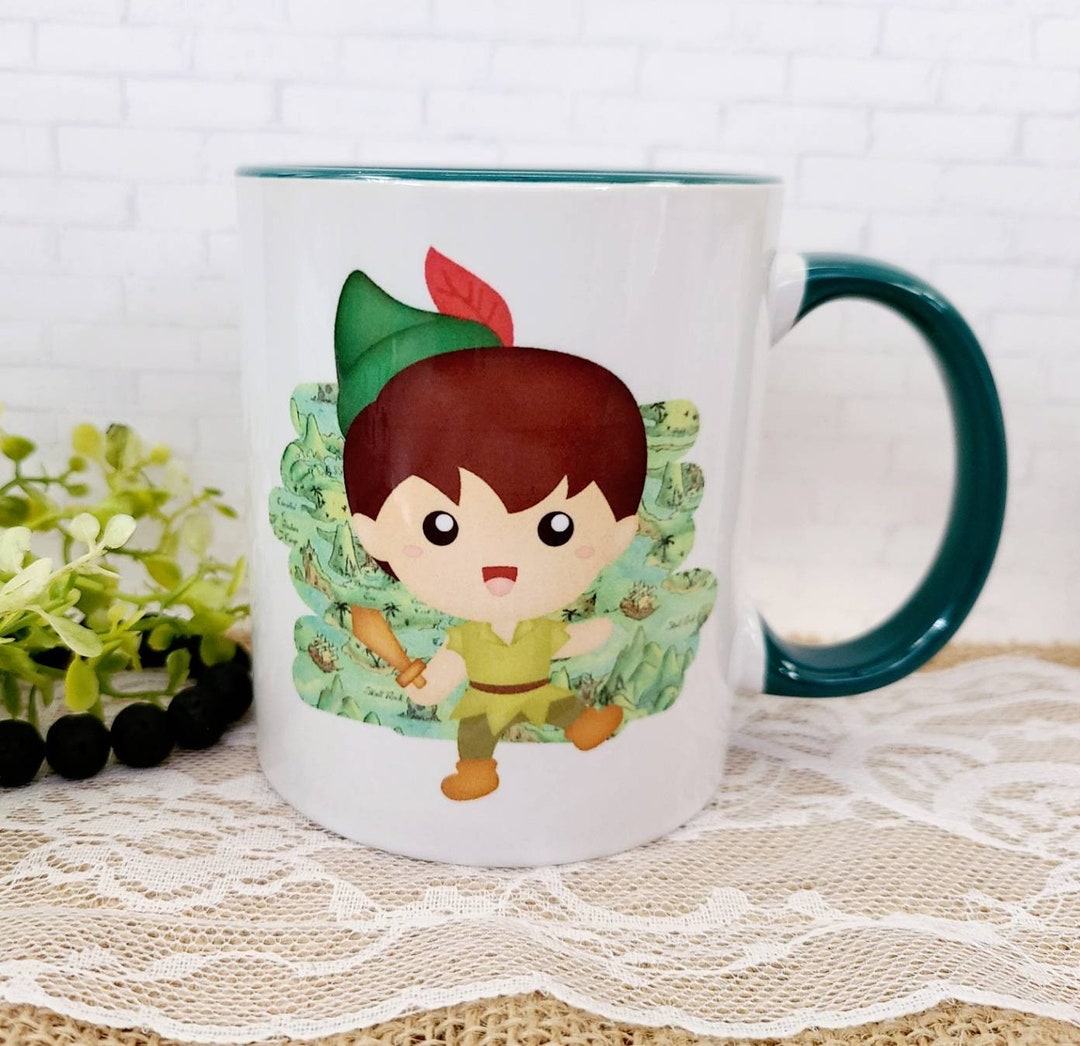 Peter Pan Inspired Coffee Mug / Disney Movie Inspired Mug / Neverland ...