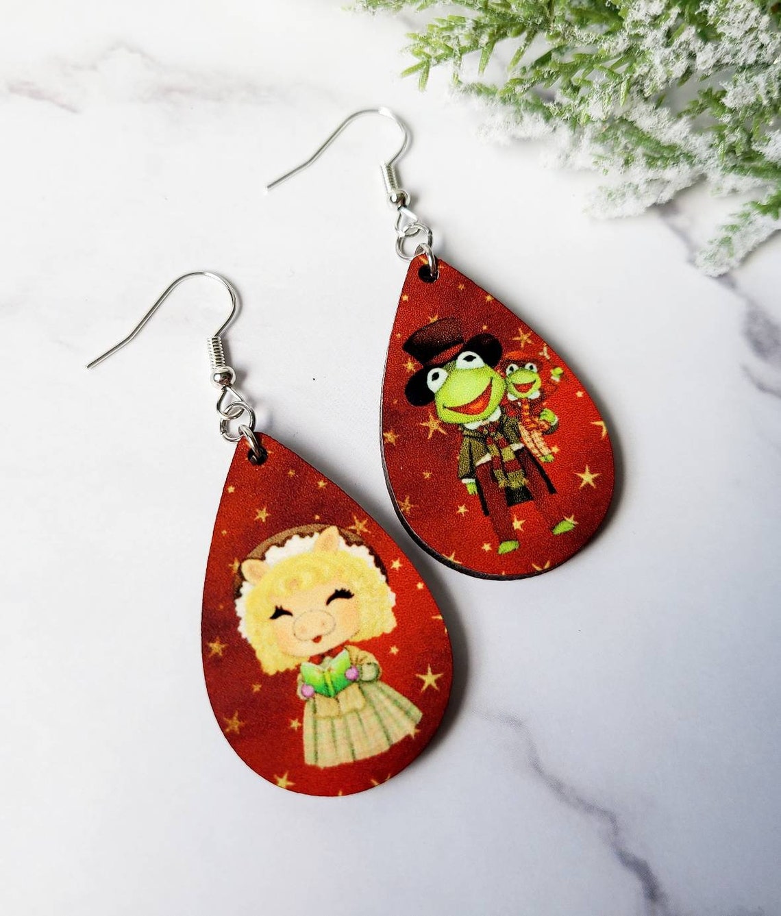 Muppets Christmas Carol Inspired Earrings / Disney Inspired - Etsy