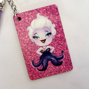 Ursula Inspired Keychain / Villains Keychain / Disney Inspired Keychain ...
