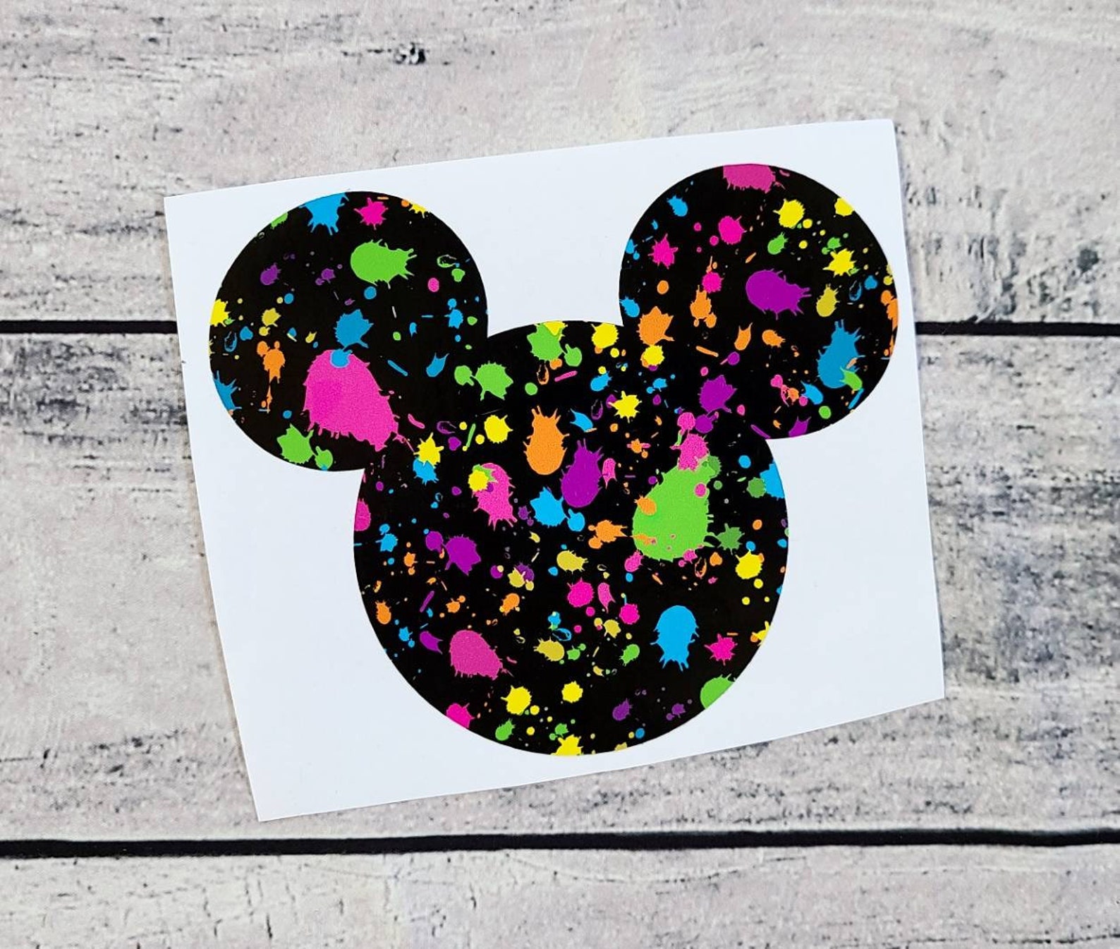 Paint Splatter Decals / Custom Disney Inspired Decals / Disney - Etsy