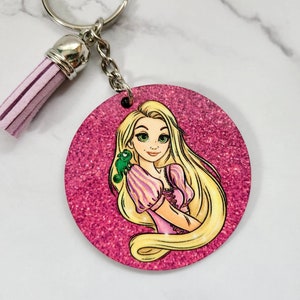 Rapunzel Inspired Keychain / Tangled Inspired Keychain / Bag Charm ...