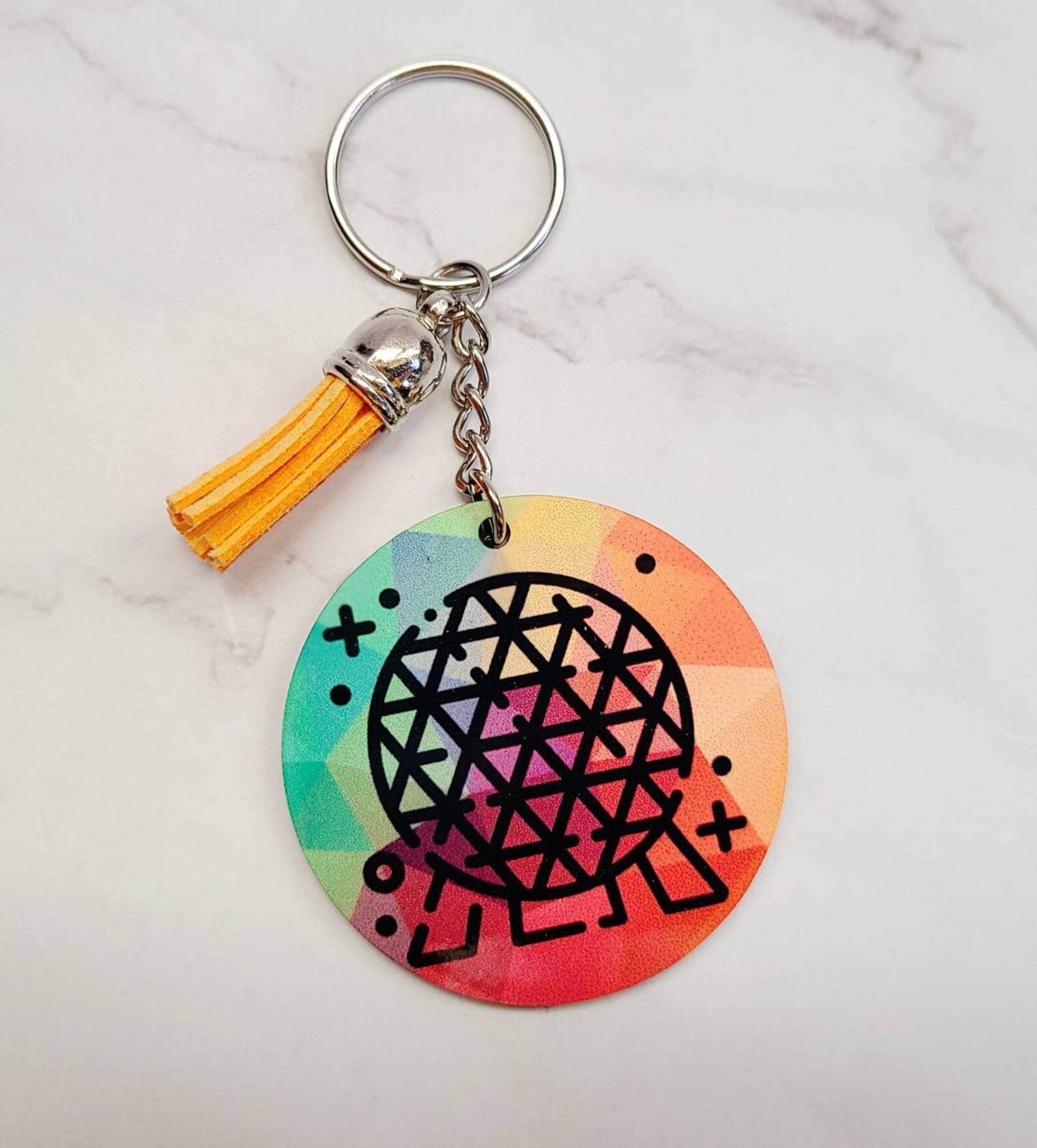 Disney Parks Inspired Keychain / Park Icons / Bag Charm / - Etsy