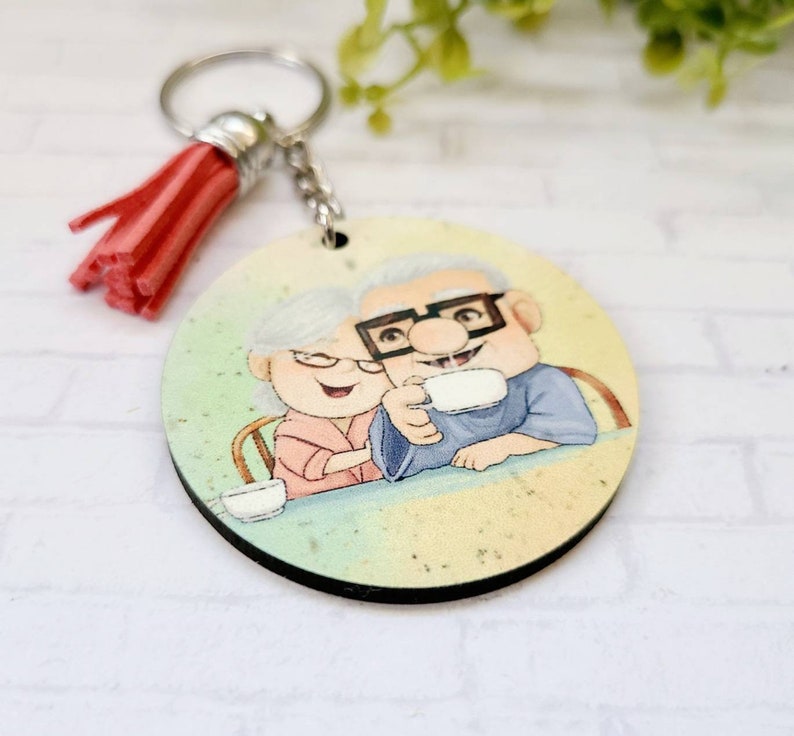 Carl and Ellie Keychain / up Inspired Keychain / Disney - Etsy