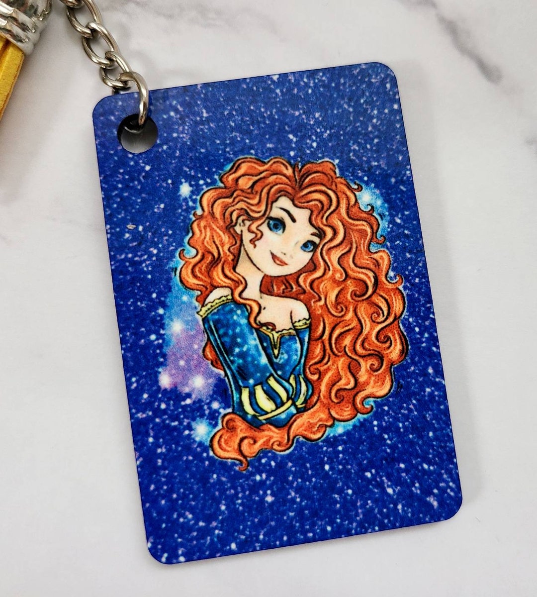 Merida Keychain / Disney Inspired Keychain / Bag Charm / Princess ...