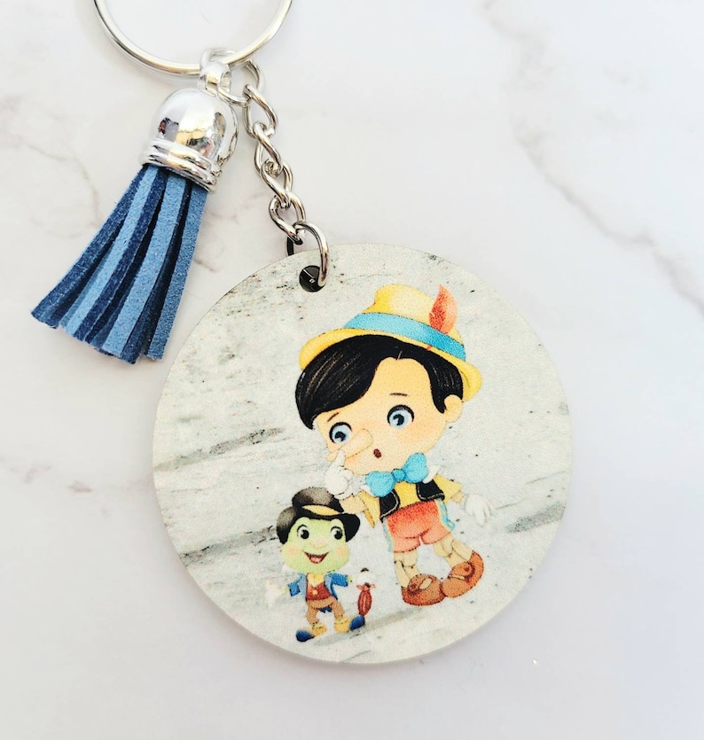 Pinocchio Inspired Keychain / Disney Inspired Keychain / - Etsy