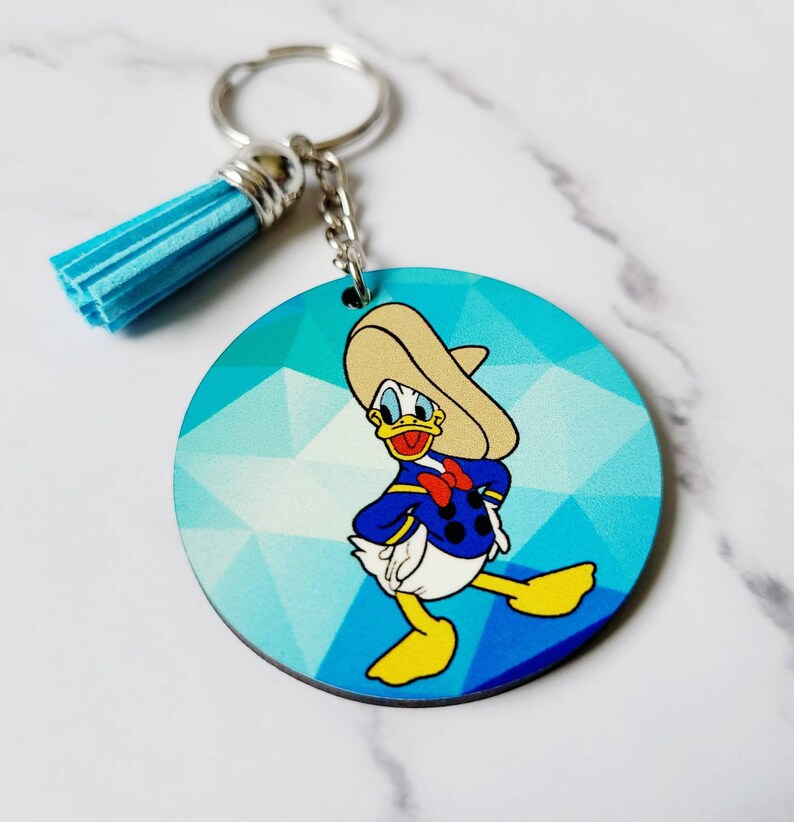Donald Duck Inspired Keychain / Disney Inspired Keychain / Gran Fiesta ...
