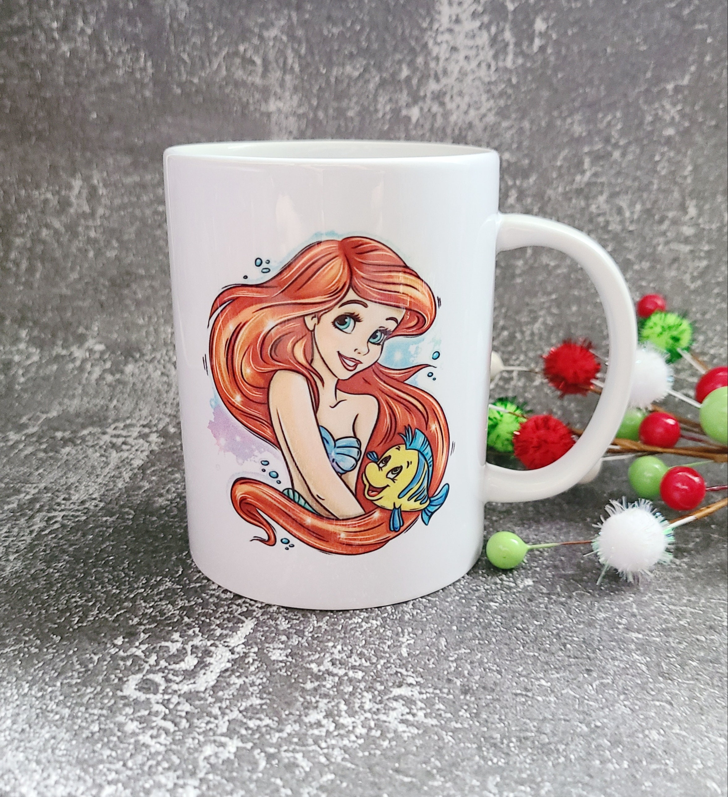 The Little Mermaid Inspired Coffee Mug / Disney Inspired Mug / Ariel ...