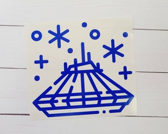 Space Mountain Sticker - Etsy
