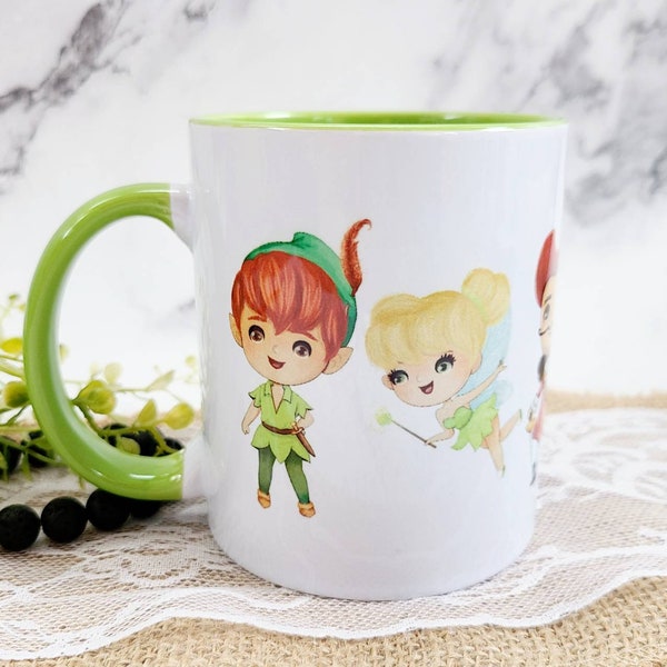 Peter Pan Mug - Etsy