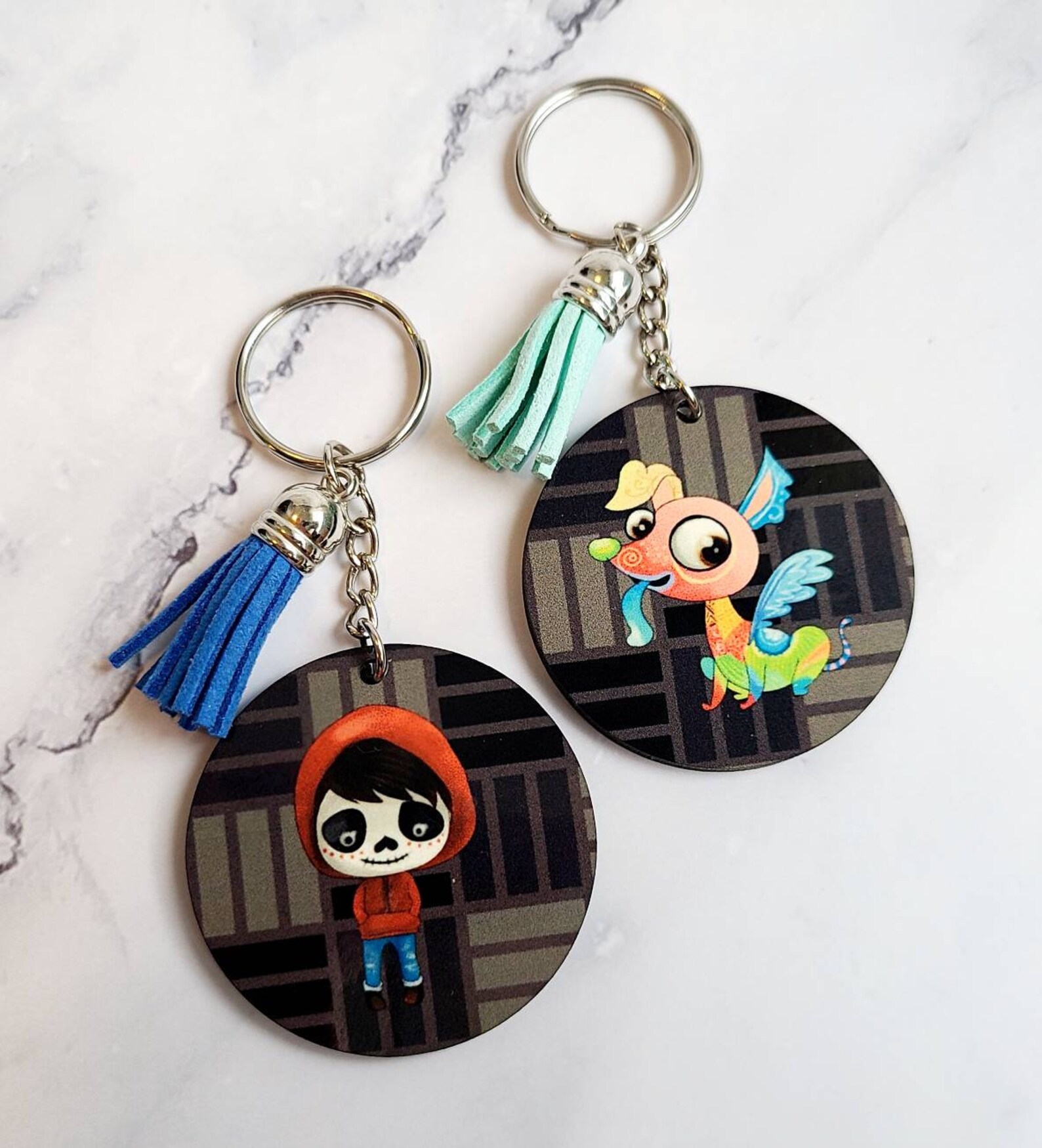 Coco Inspired Keychain / Day of the Dead / Disney Inspired - Etsy
