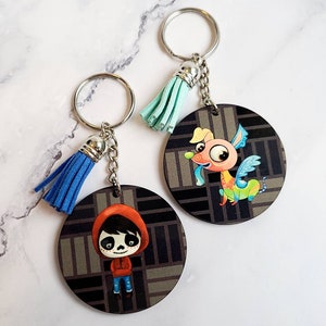 Coco Inspired Keychain / Day of the Dead / Disney Inspired - Etsy