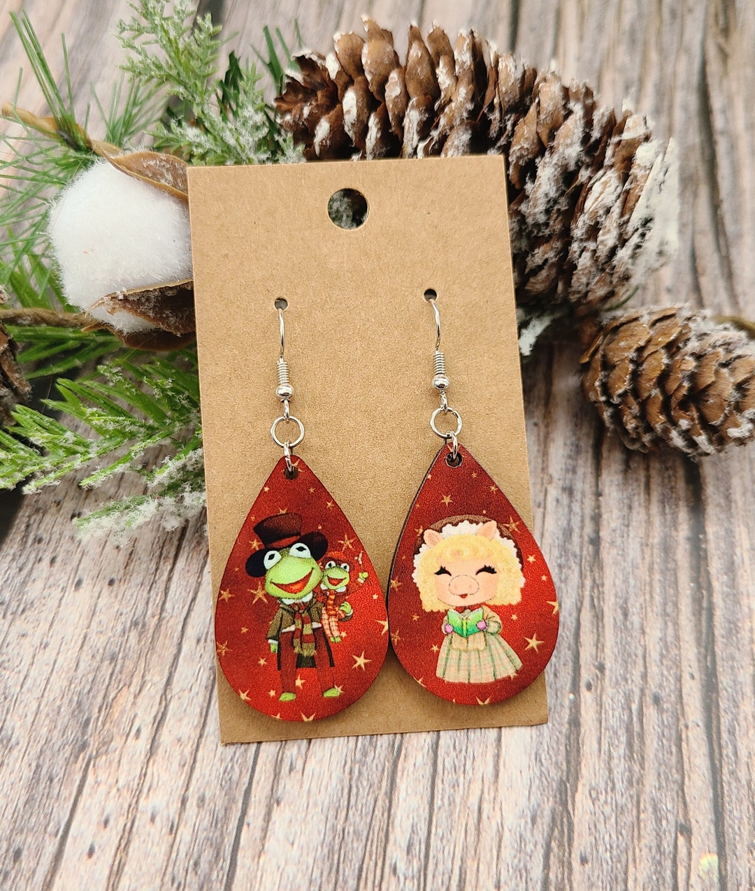 Muppets Christmas Carol Inspired Earrings / Disney Inspired Earrings ...