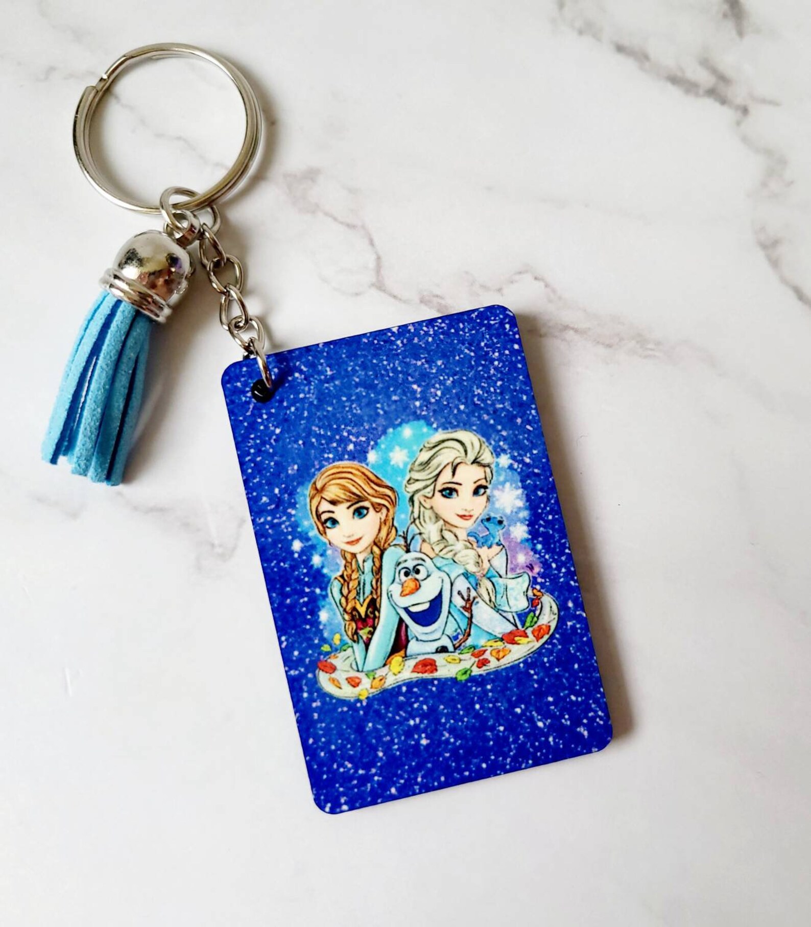 Frozen Inspired Keychain / Anna and Elsa Inspired Keychain / - Etsy