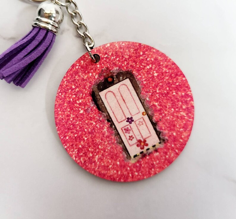 Monsters Inc Inspired Keychain / Mike and Sully / Disney - Etsy