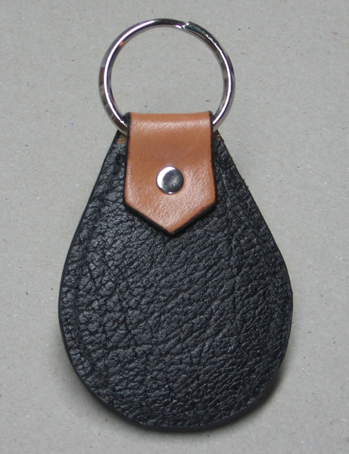 Hand Tooled Leather Key Fob With Deer Head - Etsy