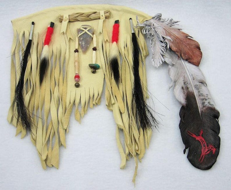 Native American Style Wall Hanging Deerskin Wall Hanging | Etsy