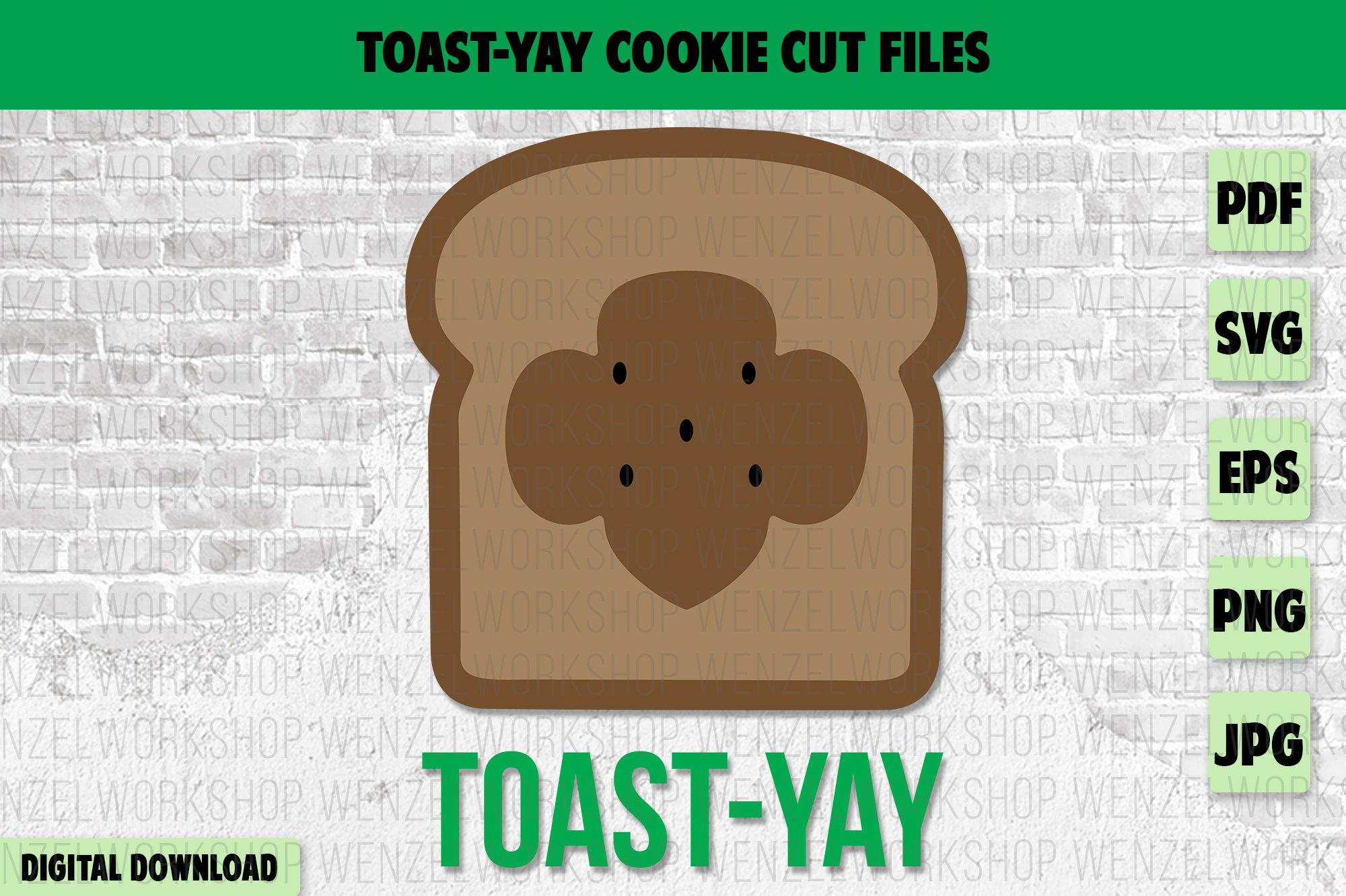 Girl Scout Toast Yay Cookie SVG / Cut File for Cricut or Silhouette ...