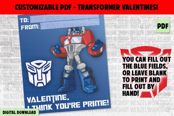 Transformers Cards To Print
