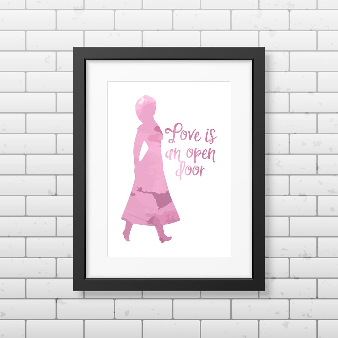 Princess Anna Frozen Quote Inspirational Art DIGITAL DOWNLOAD - Etsy
