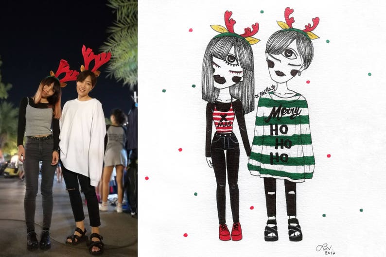 Custom Cartoon Portrait&figure/character Design/art for - Etsy