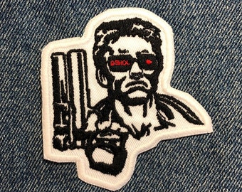 REDRUM Embroidered Patch. Horror Movie Inspired Patches. Iron | Etsy