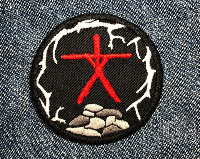 Stickman Embroidered Patch. Horror Movie Inspired Patches. - Etsy
