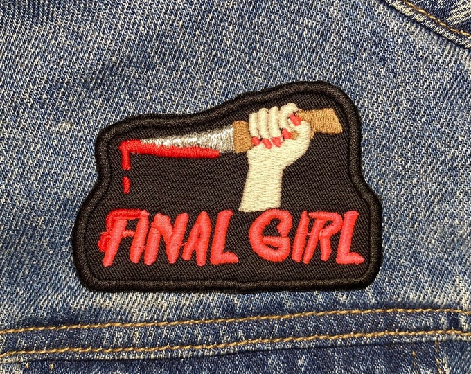 Final Girl Embroidered Patch (ver 1). Horror Movie Inspired Patches ...