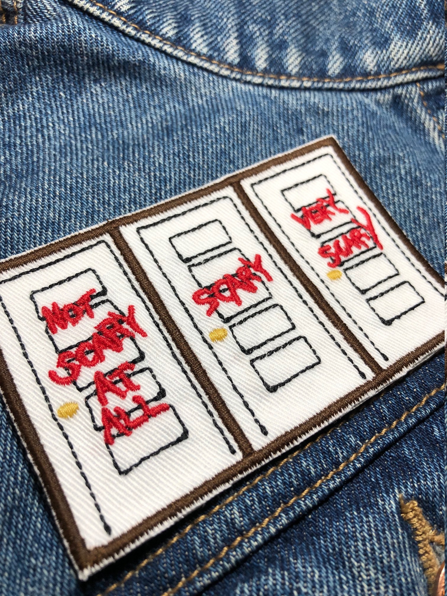 Scary Doors Embroidered Patch. Horror Movie Inspired Patches. | Etsy