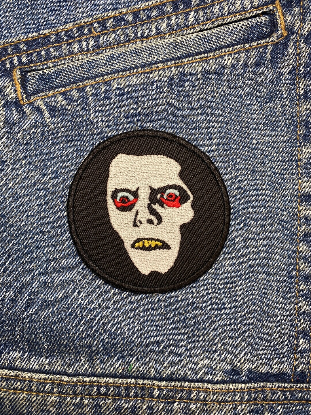 Captain Howdy Embroidered Patch. Horror Movie Inspired Patches. Iron on ...
