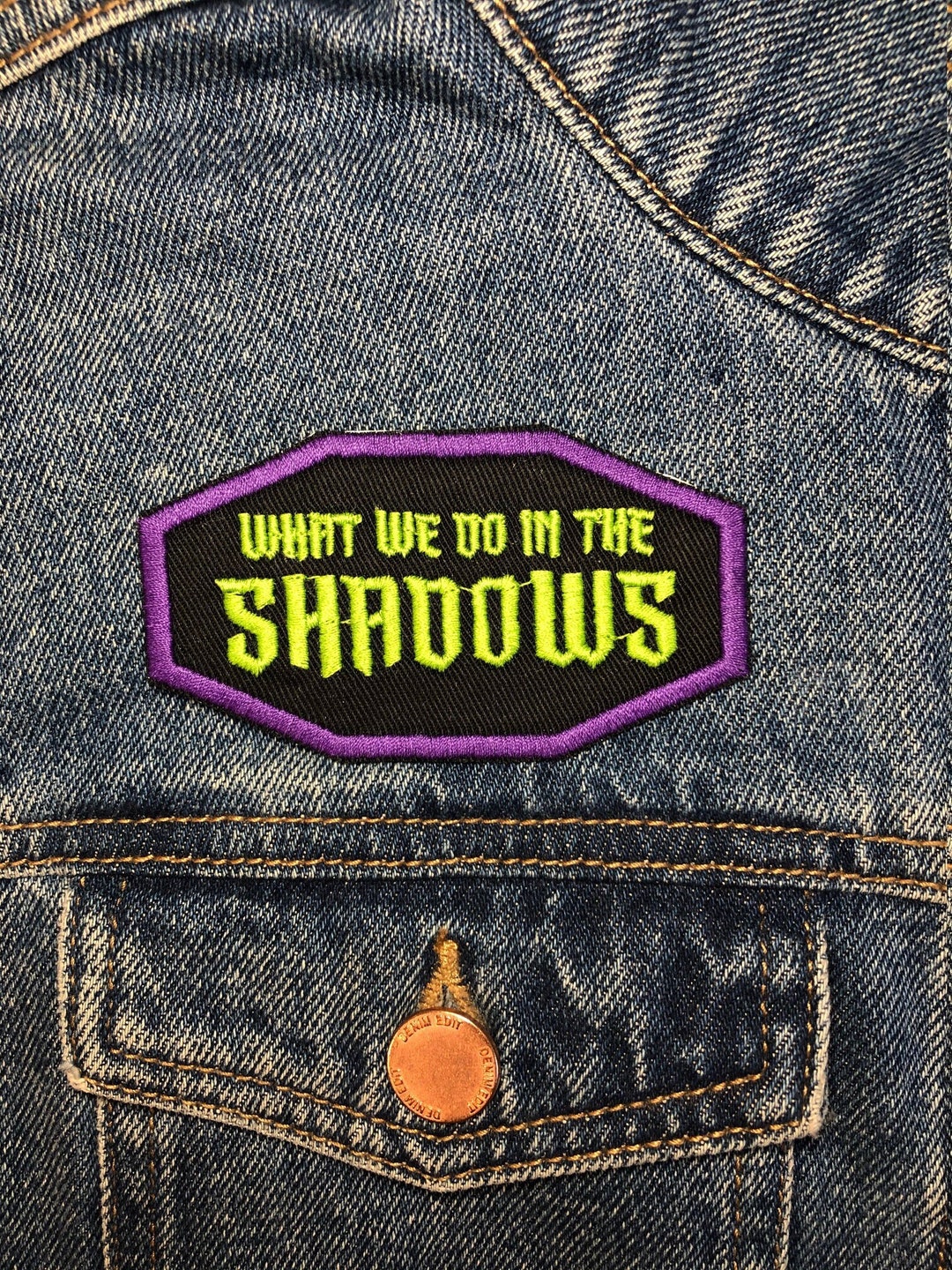 Shadows Poster Colours Embroidered Patch. Horror/tv Movie Inspired ...