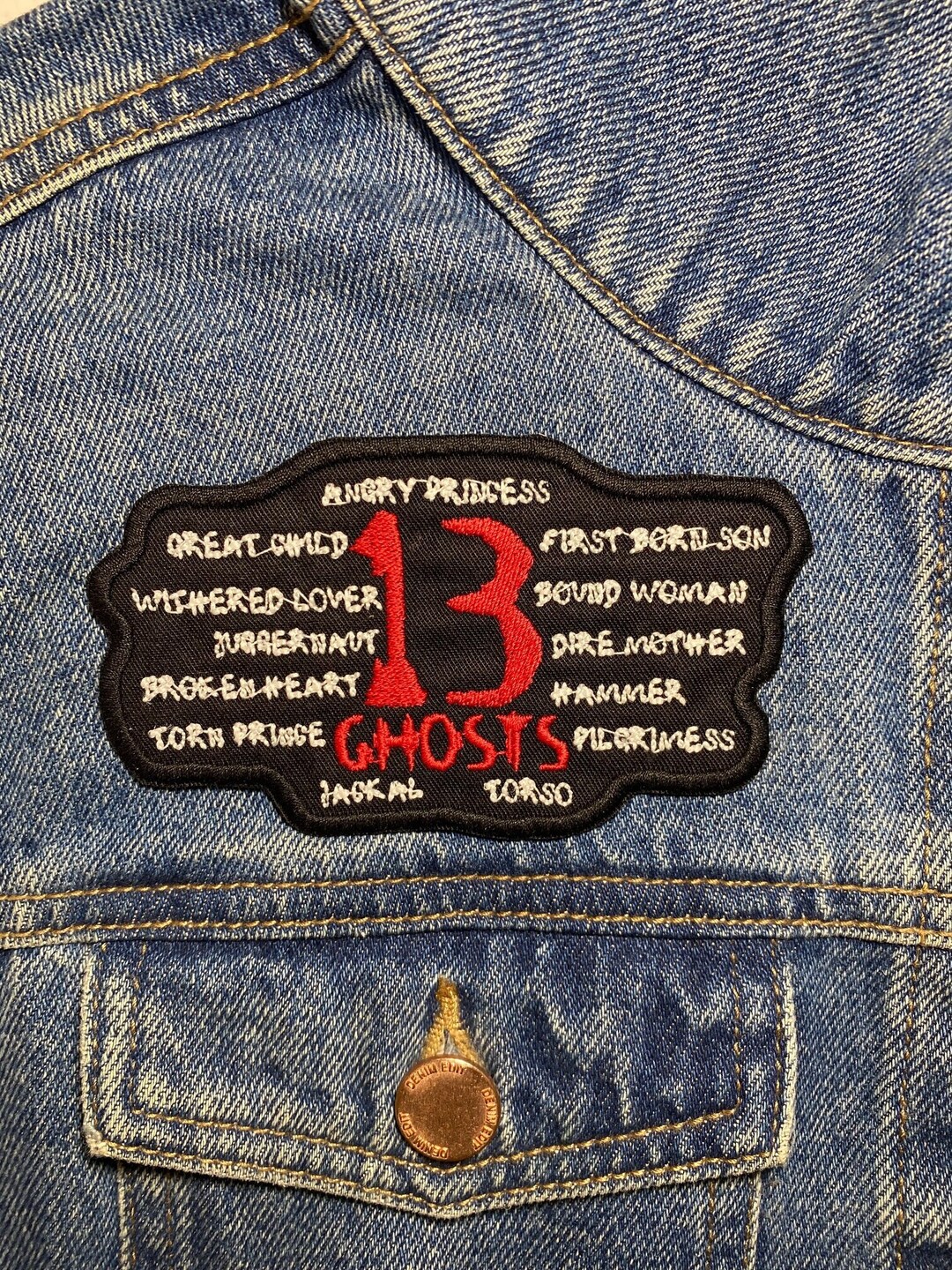 13 Ghosts Embroidered Patch. Horror Movie Inspired Patches. Iron on ...