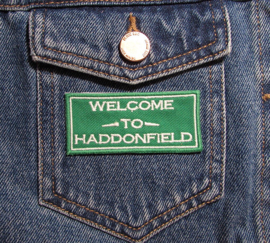 Haddonfield Sign Embroidered Patch. Horror Movie Inspired | Etsy