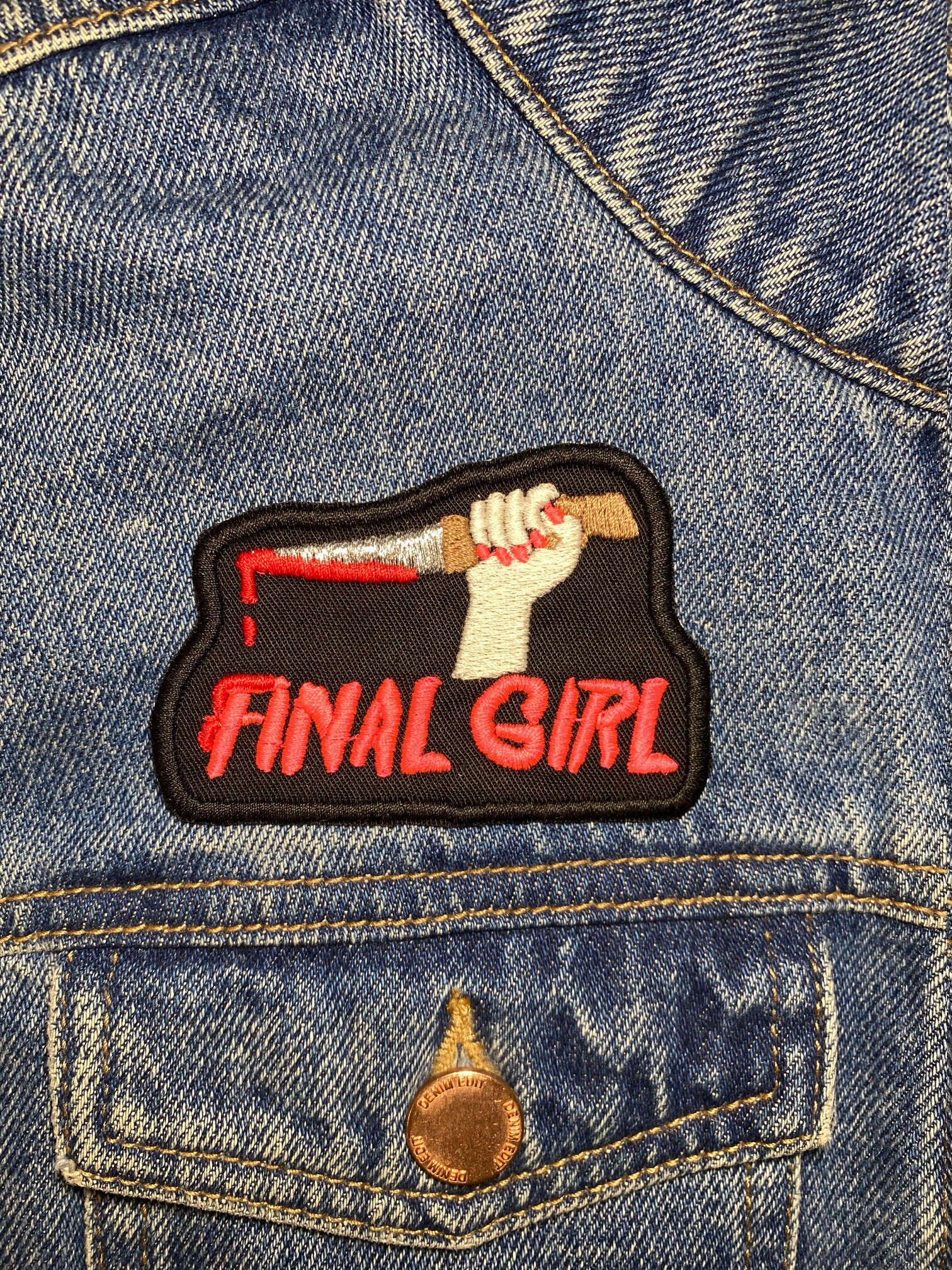 Final Girl Embroidered Patch ver 1. Horror Movie Inspired - Etsy UK