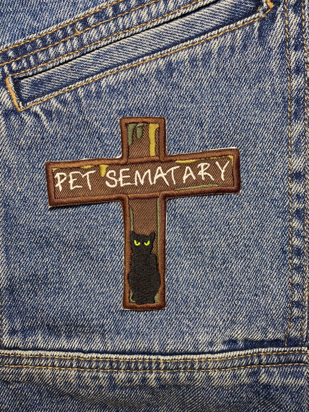 Sematary Sign Embroidered Patch. Horror Movie Inspired - Etsy UK