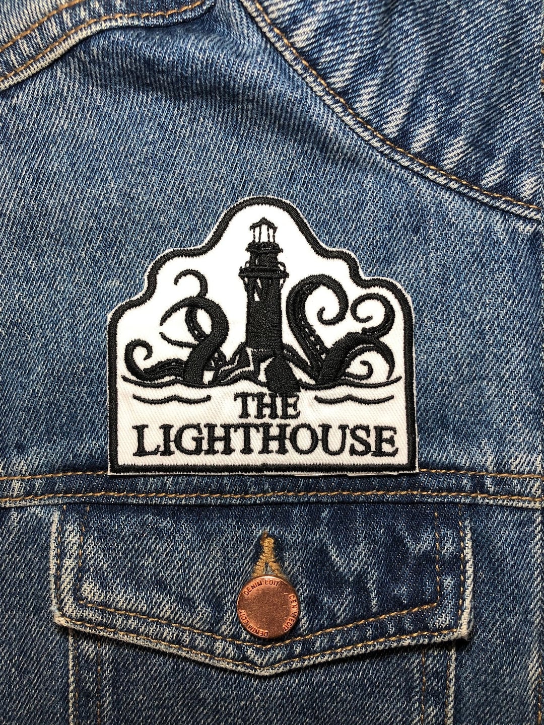 The Lighthouse Embroidered Patch. Horror Movie Inspired Patches. Iron ...