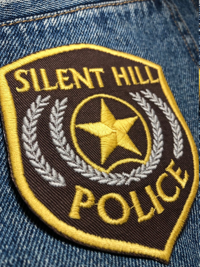 Police Badge Embroidered Patch. Horror Movie Inspired Patches. - Etsy