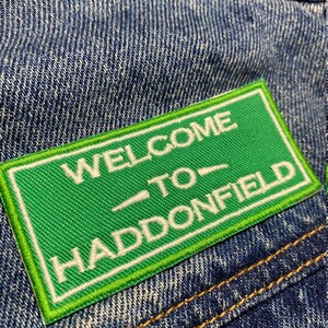 Haddonfield Sign Embroidered Patch. Horror Movie Inspired - Etsy