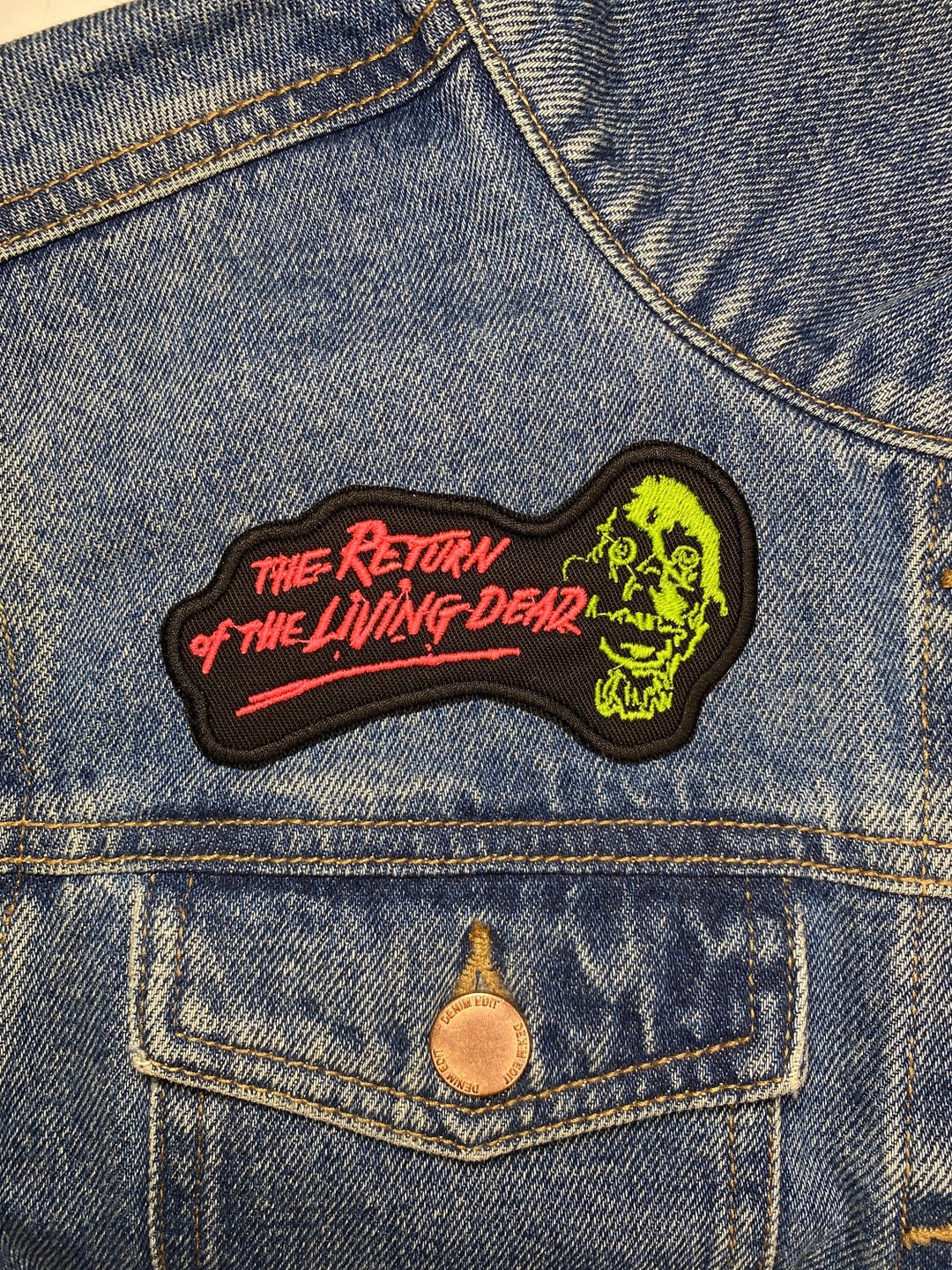 Return of the Living Dead (neon) Embroidered Patch. Horror Movie ...