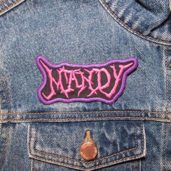 Mandy Embroidered Patch. Horror Movie Inspired Patches. Iron | Etsy