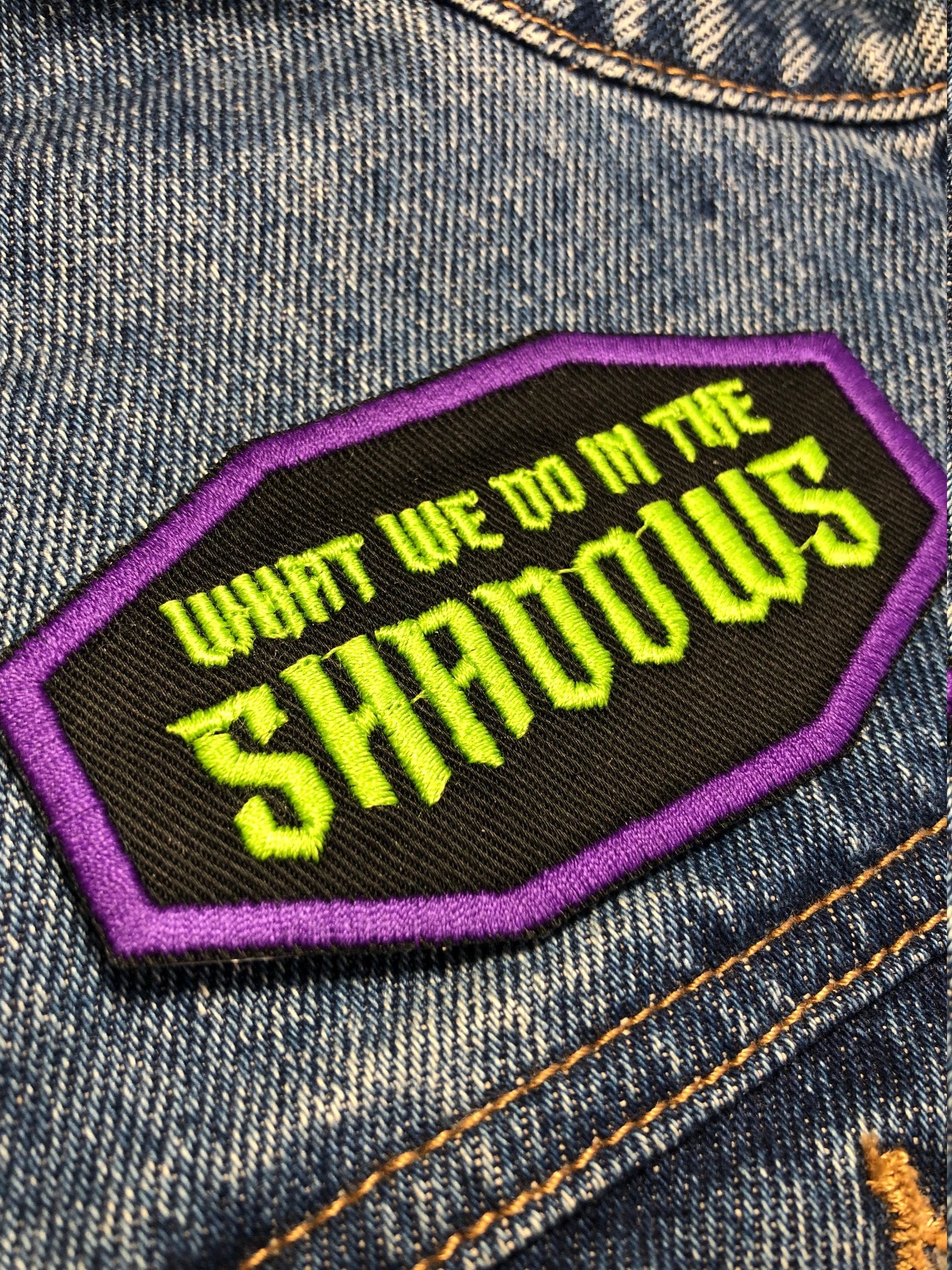 Shadows Poster Colours Embroidered Patch. Horror/TV Movie | Etsy