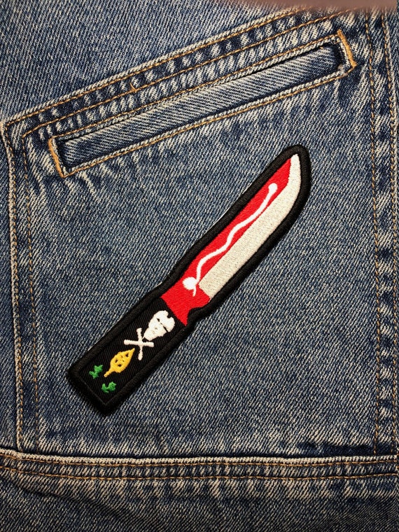 Voodoo Knife Embroidered Patch. Horror Movie Inspired Patches. | Etsy