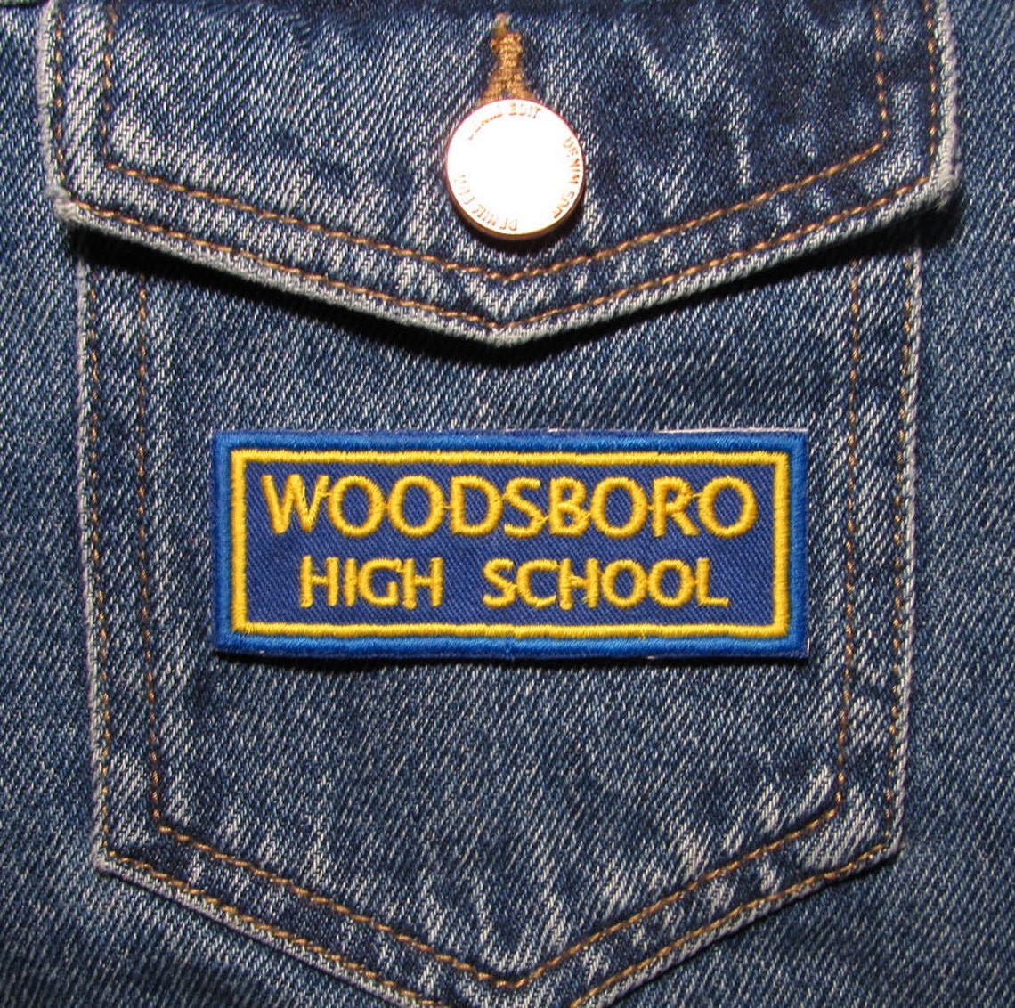 Woodsboro High School Sign Embroidered Patch. Horror Movie - Etsy