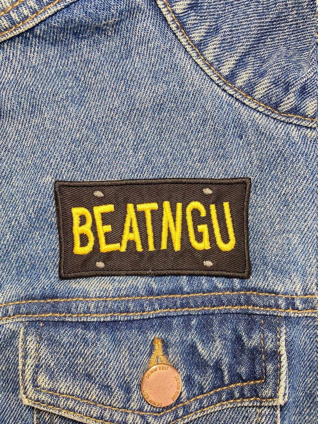 BEATNGU License Plate Embroidered Patch. Horror Movie Inspired Patches ...