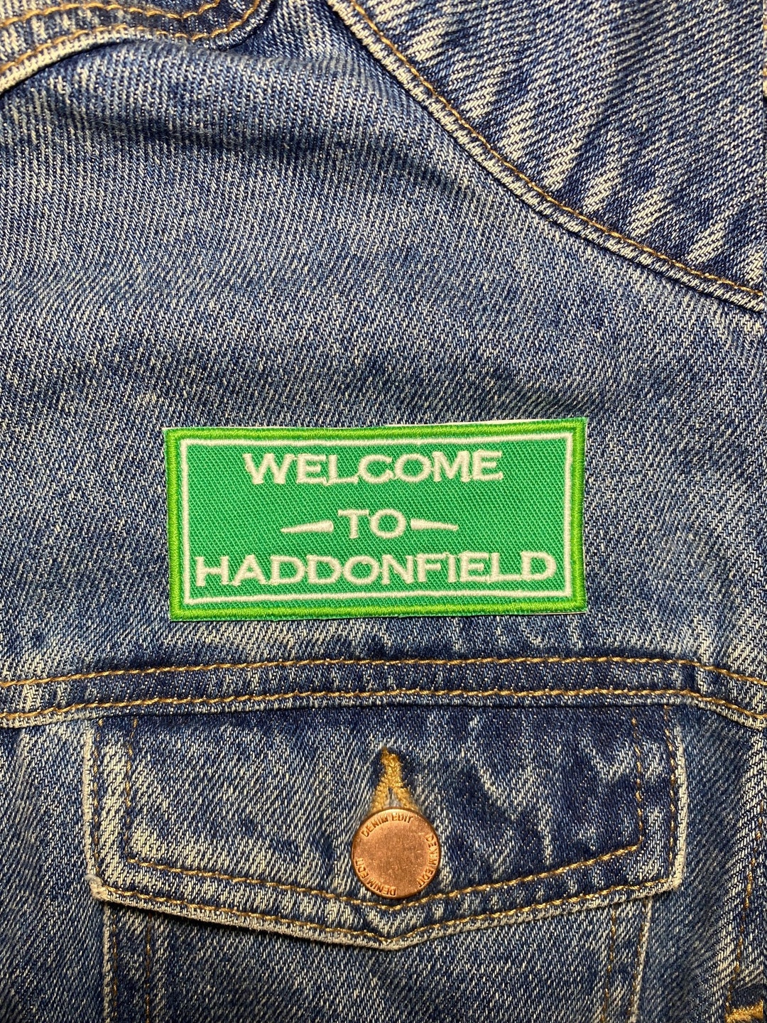 Haddonfield Sign Embroidered Patch. Horror Movie Inspired - Etsy